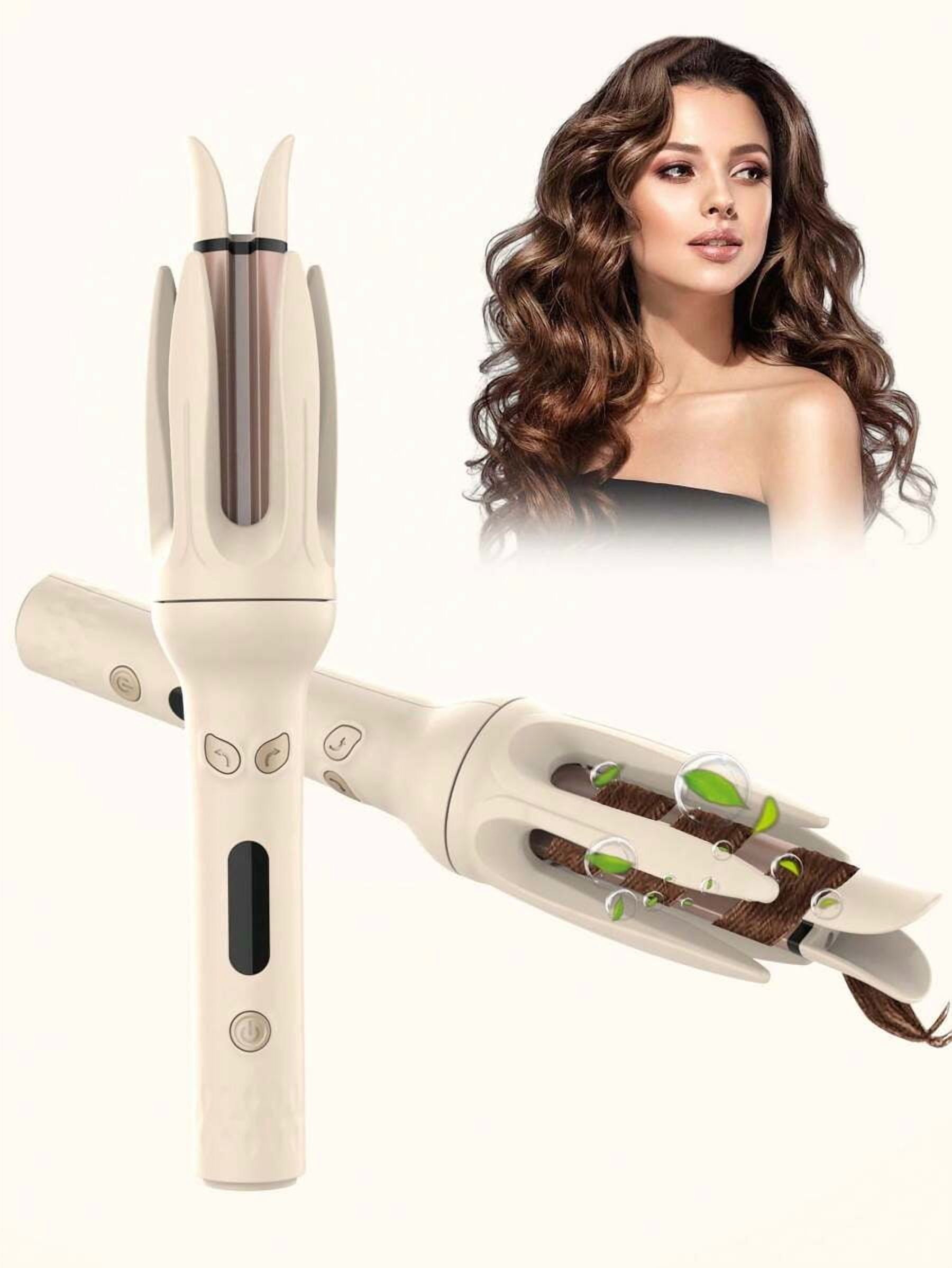 Automatic Curling Iron, Hair Curler Wand Rotating, 4 Adjustable ...