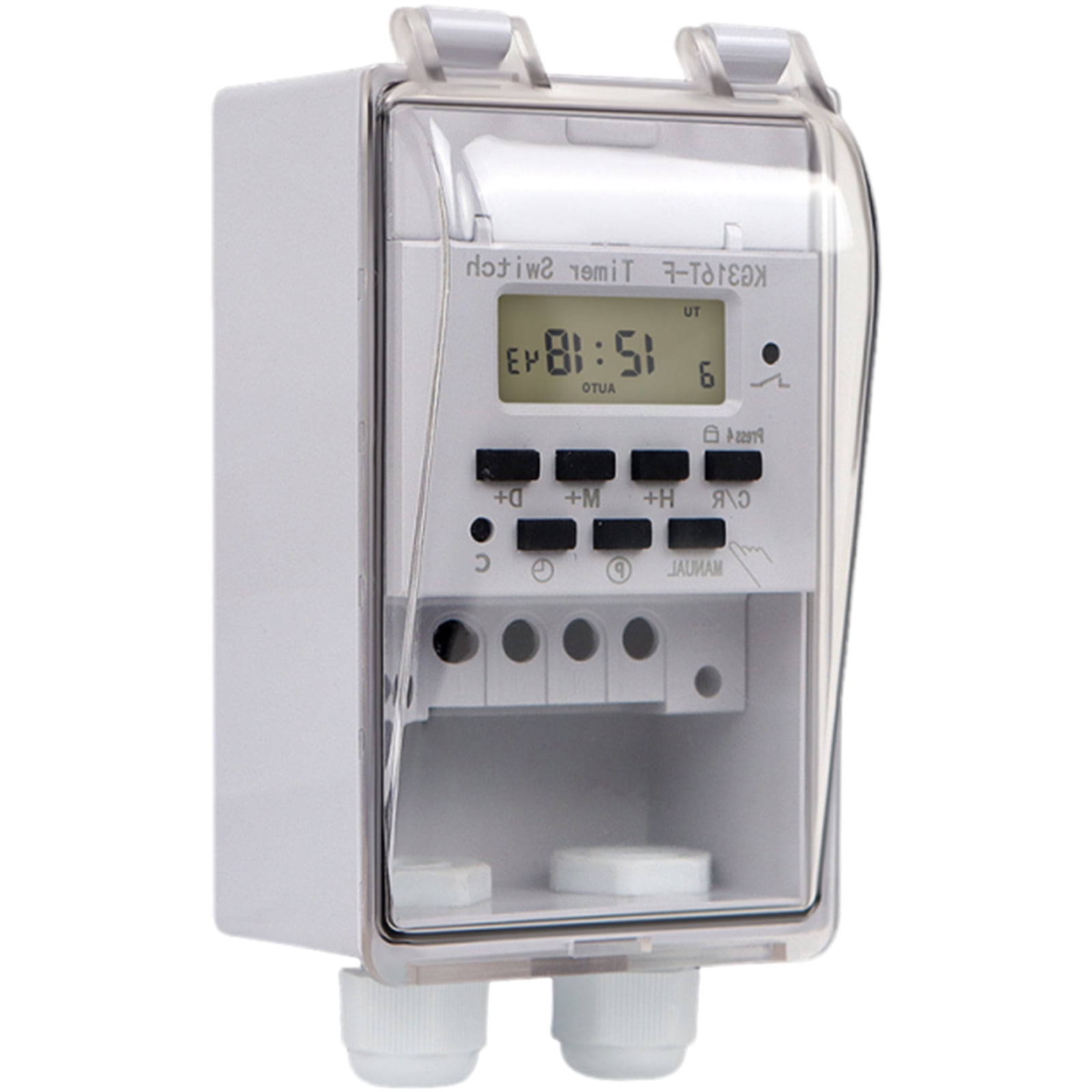 Automatic Cycle Timer Component Digital Timer Controllers 20 Programs 24H Control for Christmas ...