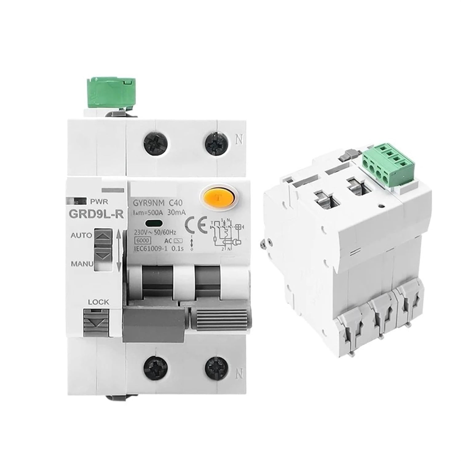 Automatic Device Differential Circuit Breaker with Overcurrent Smart ...