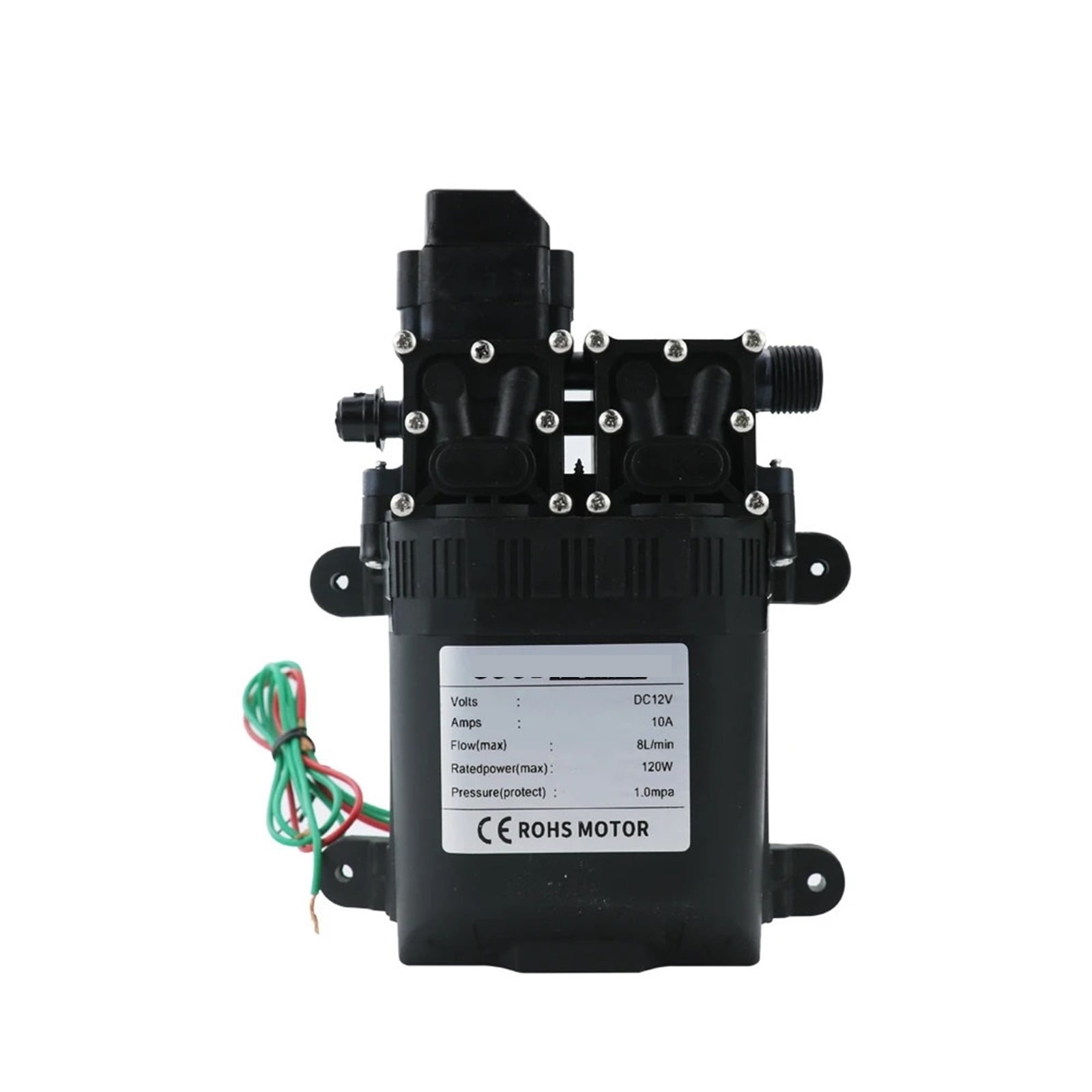 Automatic Diaphragm Water Pump 8L/Min DC12V 120W AUTO Small Safe High ...