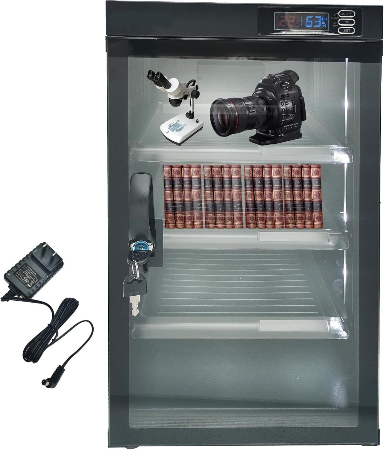 Automatic Digital Camera Dehumidify Storage 50L Dry Cabinet Box Storage ...