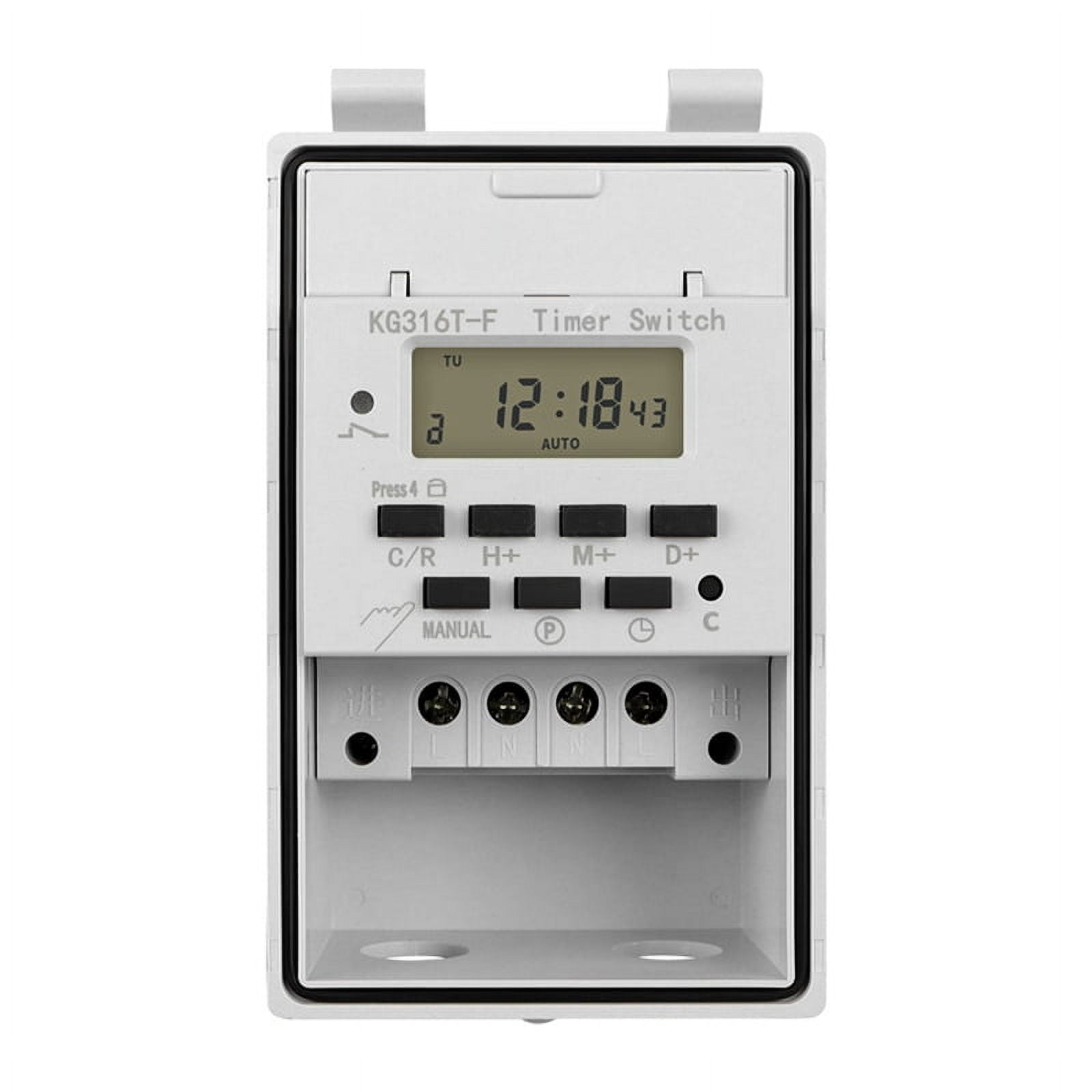 Automatic Digital Timer Switch Relay Programmable Timer Controllor with ...