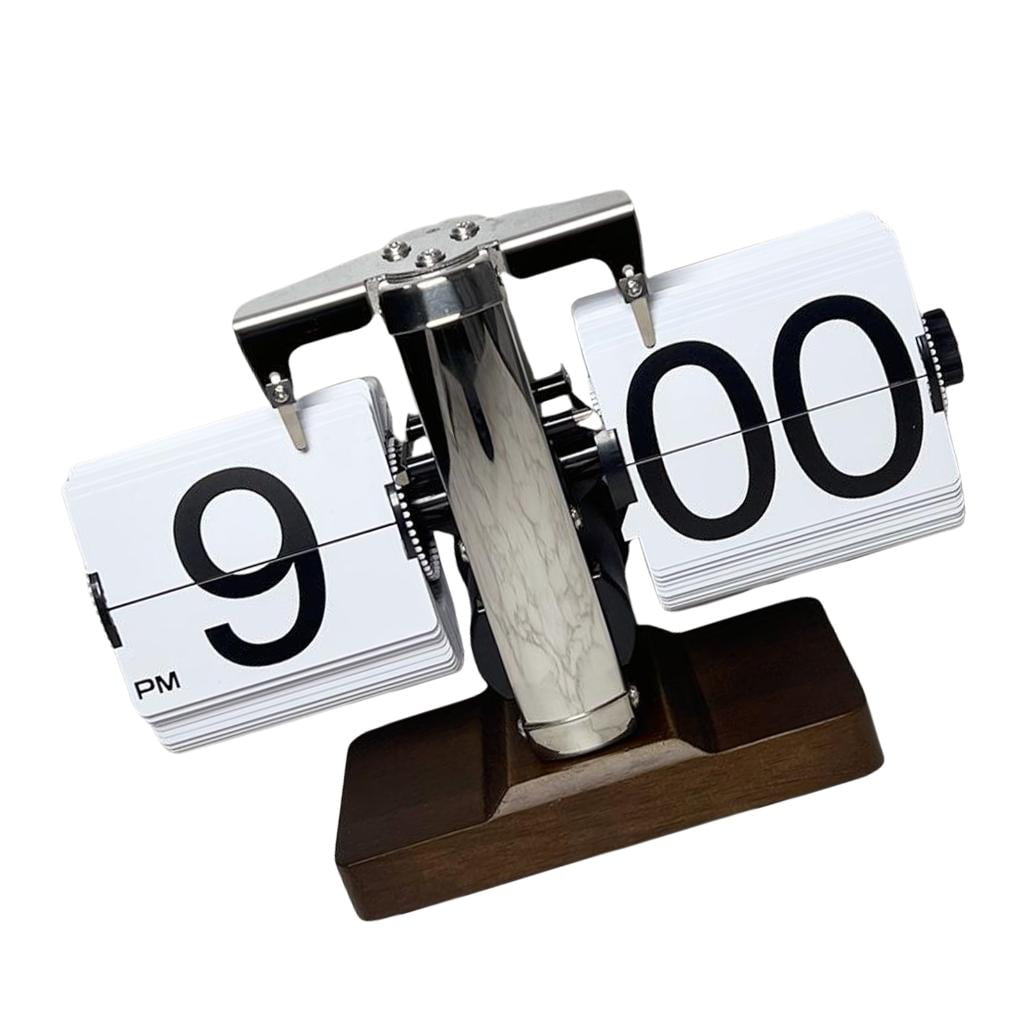 Automatic Digital Turn Page Clock Hour Display Mechanical Clock for ...