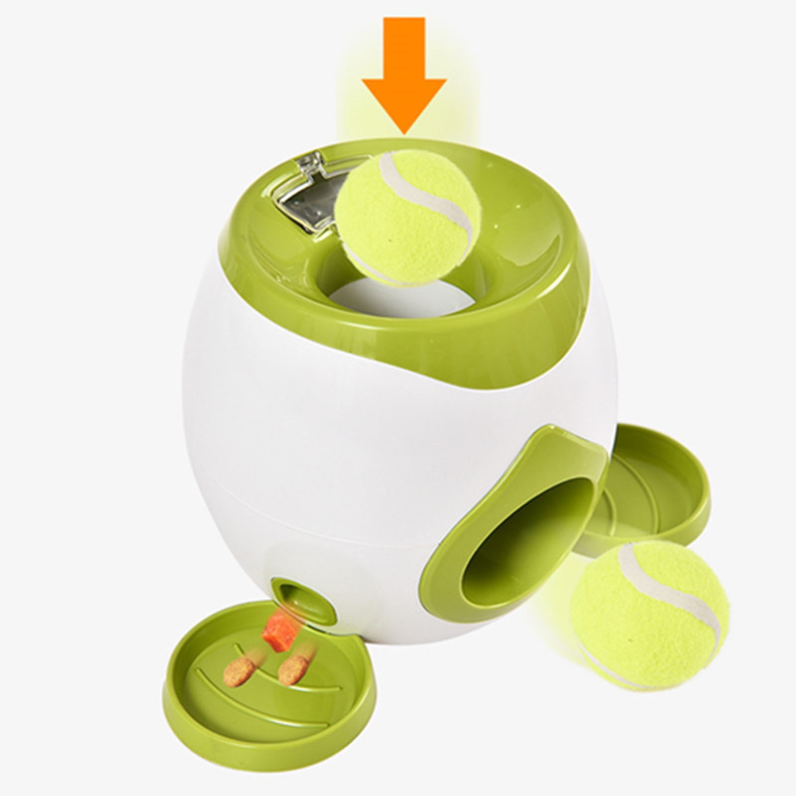 Automatic Dog Ball Launcher, 2025 New Dog Tennis Ball Throwing Machine ...