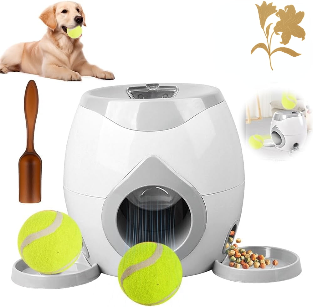Automatic Dog Ball Launcher, 2025 Upgraded Dog Tennis Ball Throwing ...