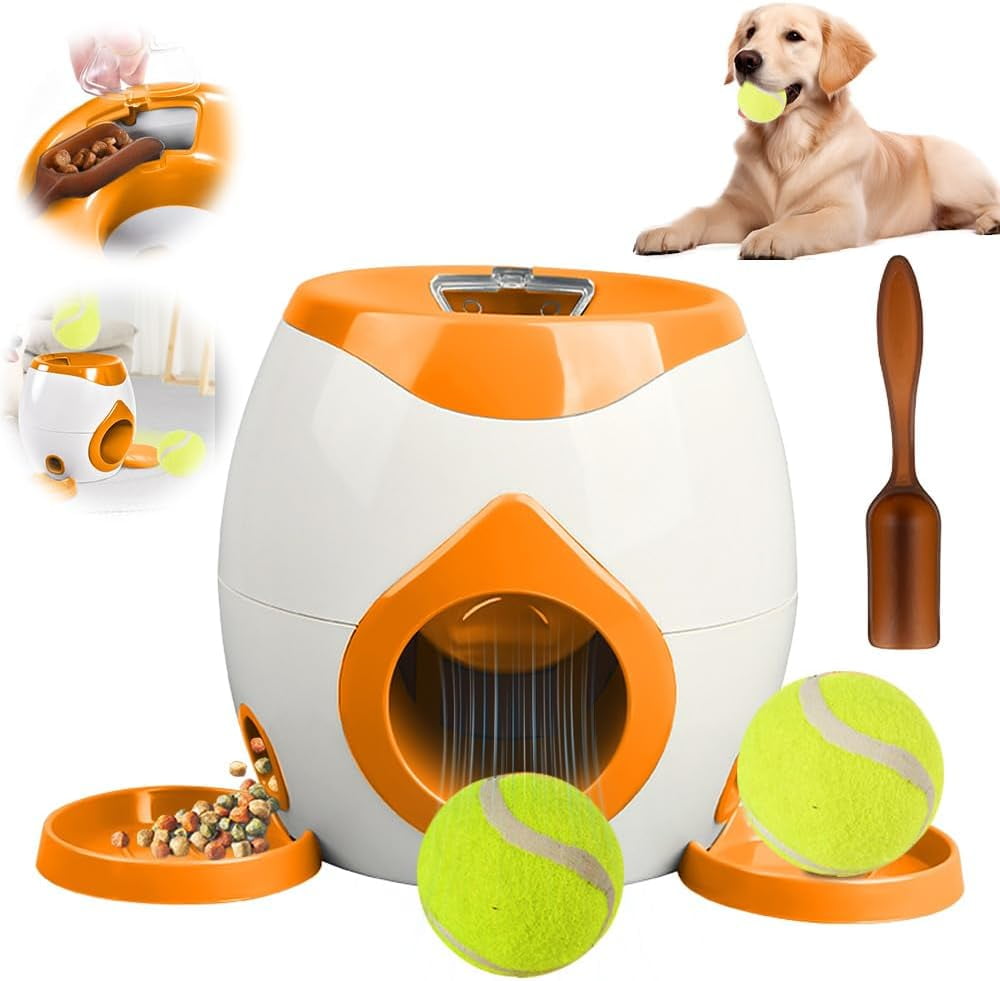 Automatic Dog Ball Launcher, 2025 Upgraded Dog Tennis Ball Throwing ...