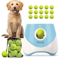 Automatic Dog Ball Launcher for Small Dogs, Indoor/Outdoor Interactive ...