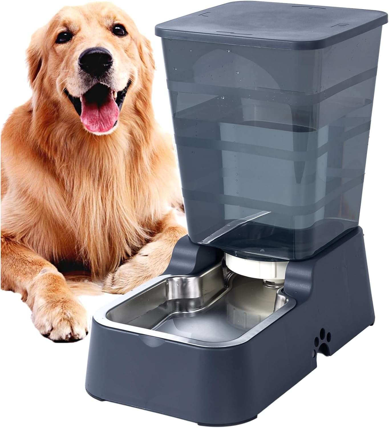 Automatic Dog Cat Water Dispenser Large Capacity 5Lfor Cats and Medium ...