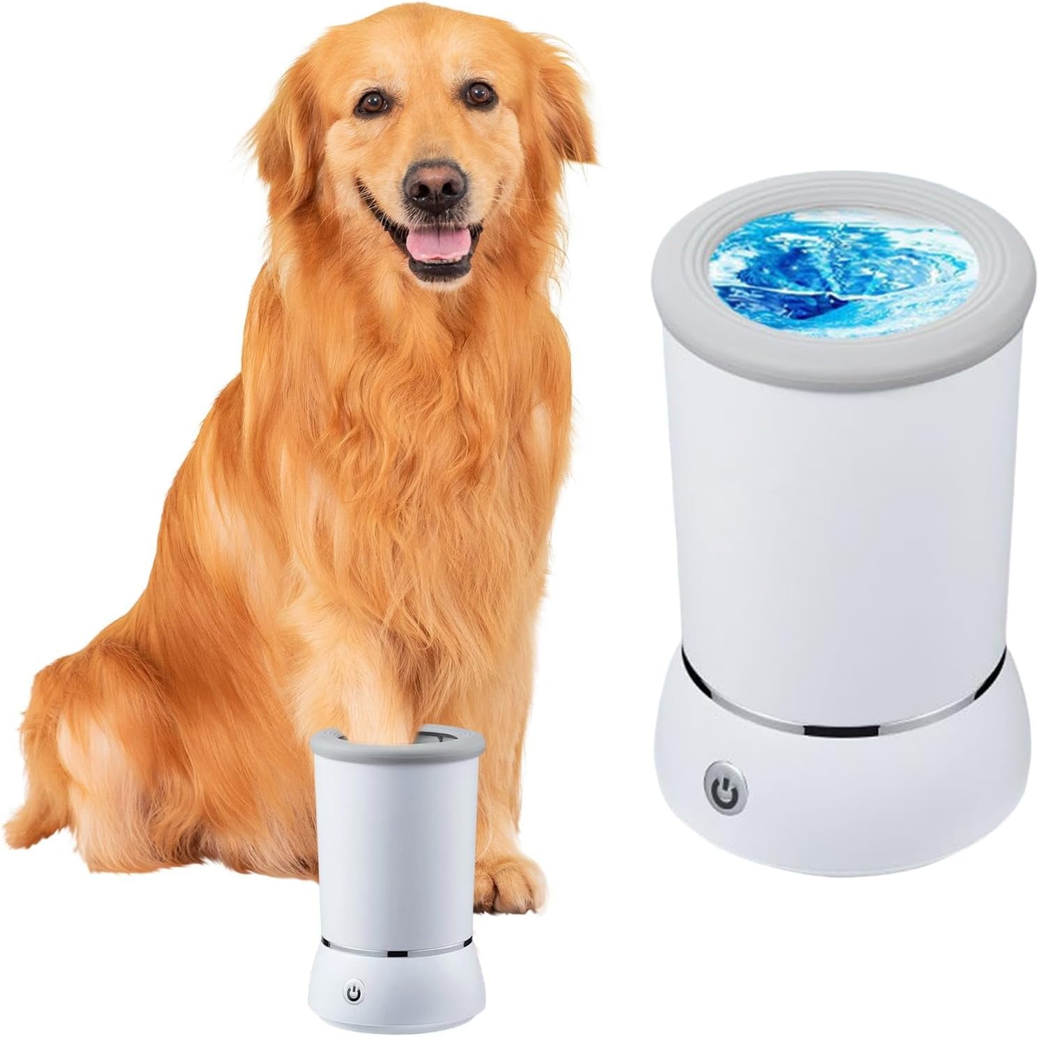Automatic Dog Paw Cleaner, Electric Dog Paw Washer, Dog Foot Cleaning ...