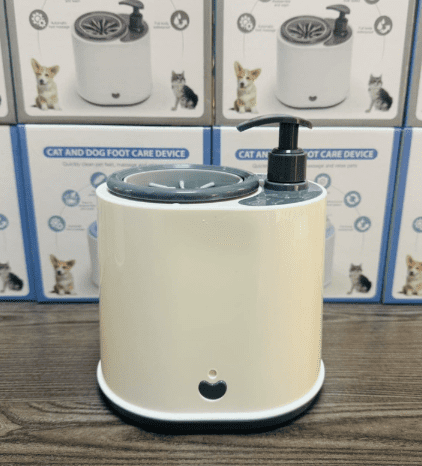 Automatic Dog Paw Cleaner with Soap Dispenser, Electric Pet Paw Washer ...