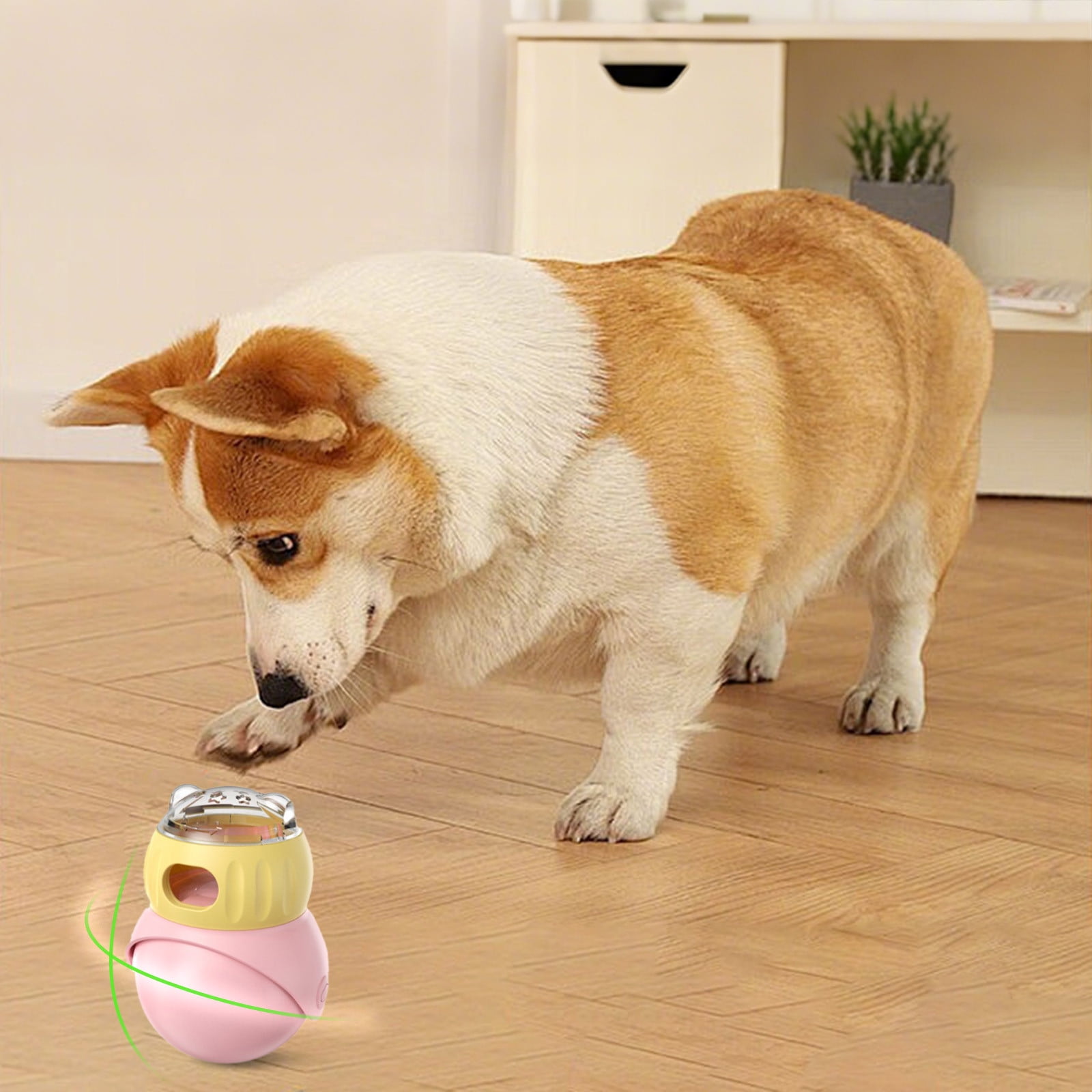 Automatic Dog Treat Dispenser Interactive Toy Puzzle Feeder Slow ...