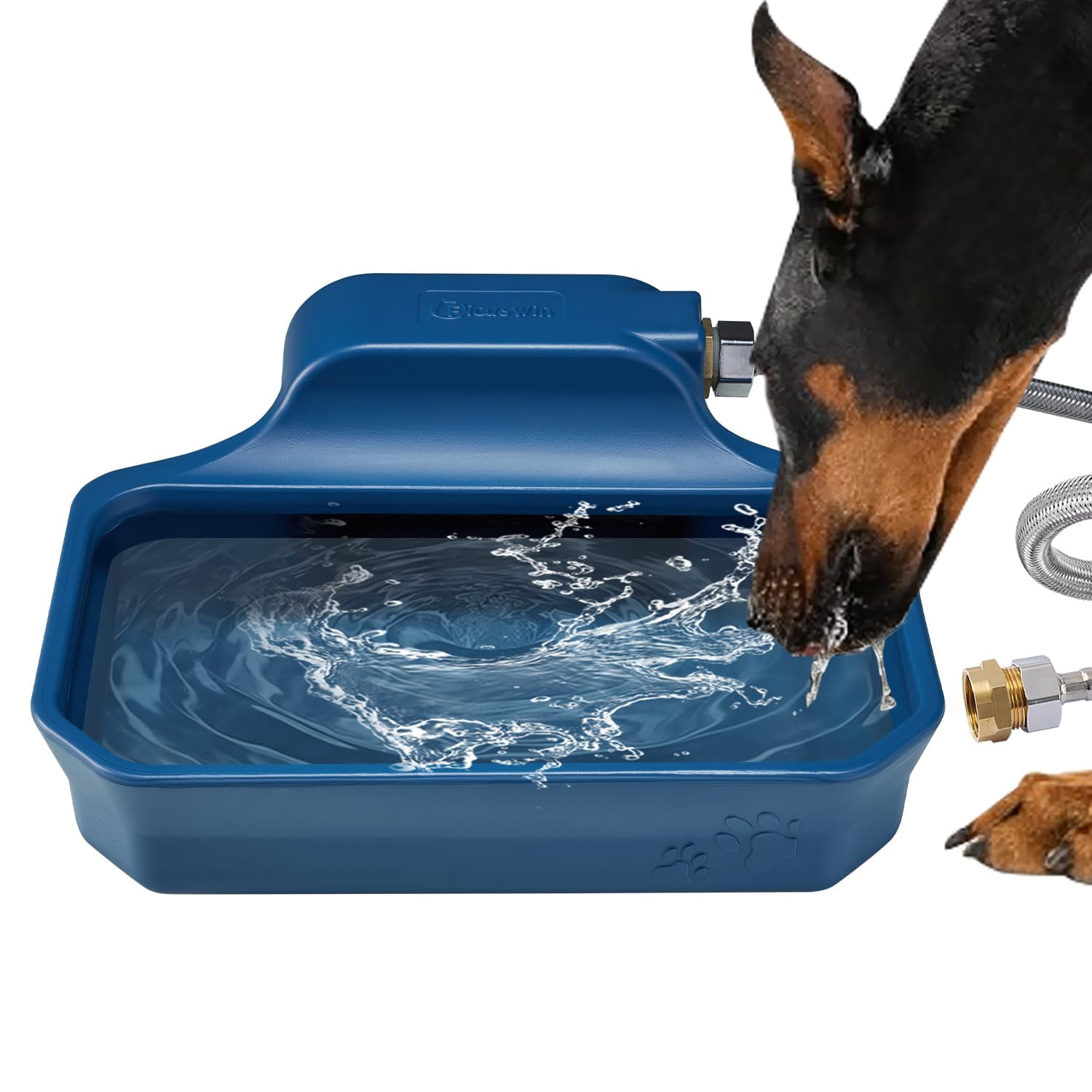 Automatic Dog Water Dispenser, 1 Gallon Dog Water Bowl for Indoor ...
