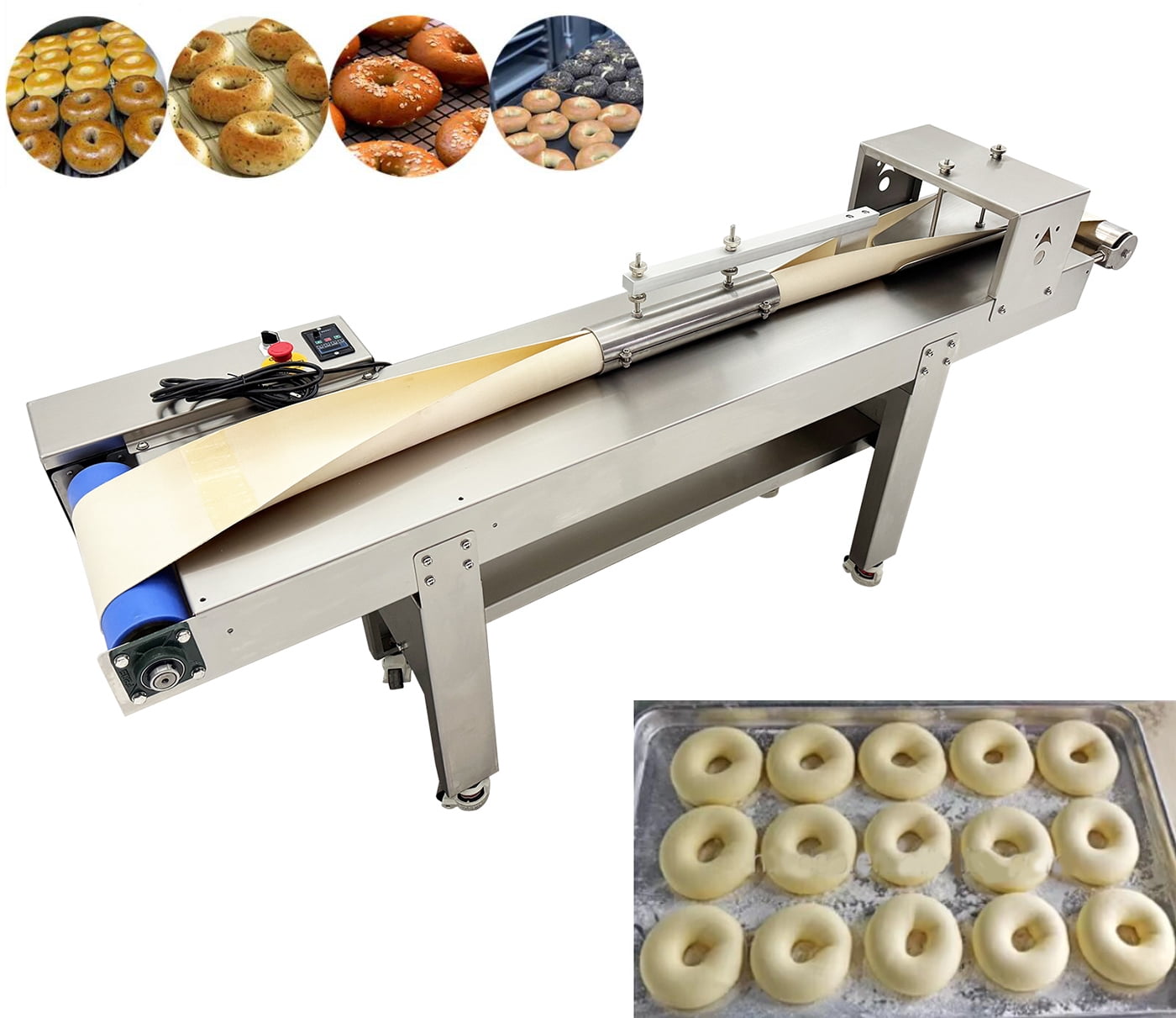 Automatic Donut Bagel Making Forming Commercial Bagel Maker Machine ...