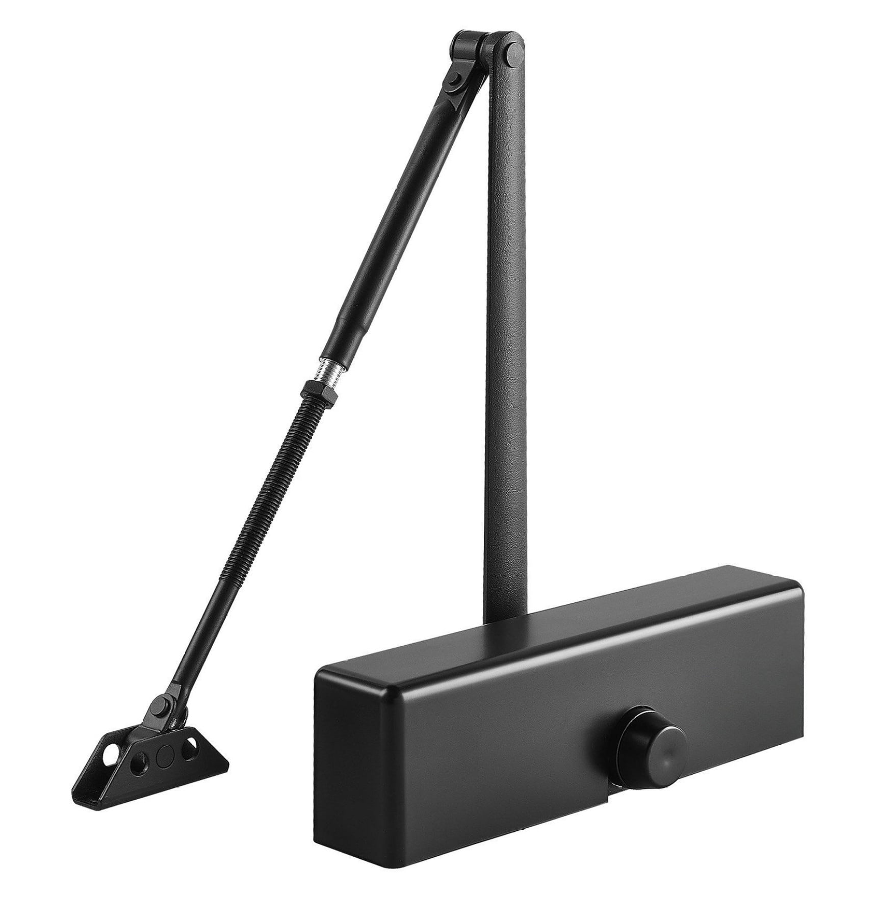 Automatic Door Closer - 330 Lbs Capacity, Adjustable Hydraulic Buffer ...