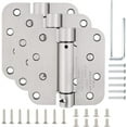 TDC Hinges 4" Automatic Door Closer, Self-Closing, Spring Loaded ...