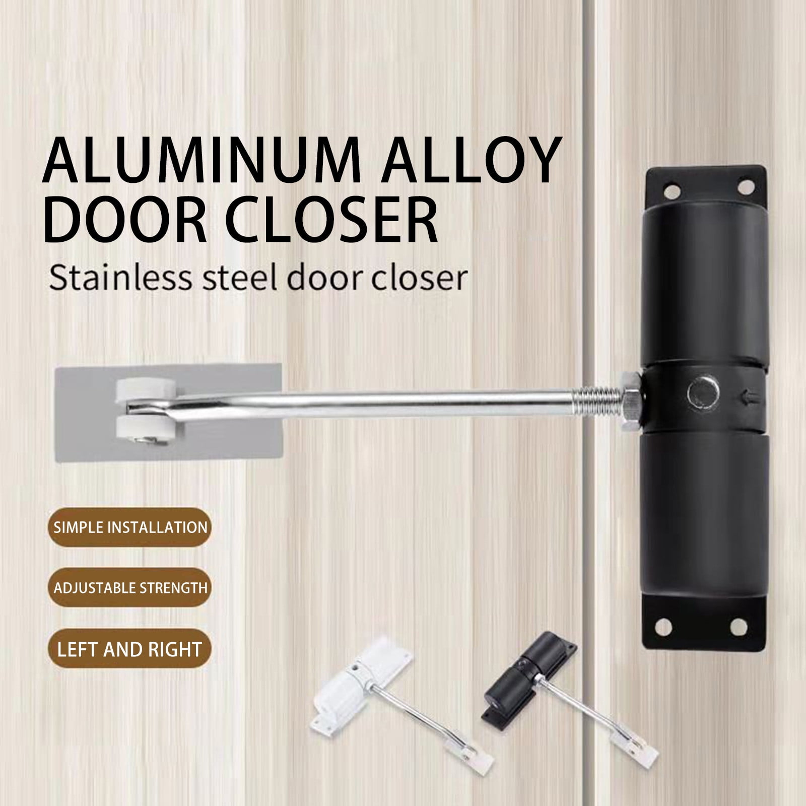 Automatic Door Closer Spring Alloy Door Closer, Self-Closing Door ...