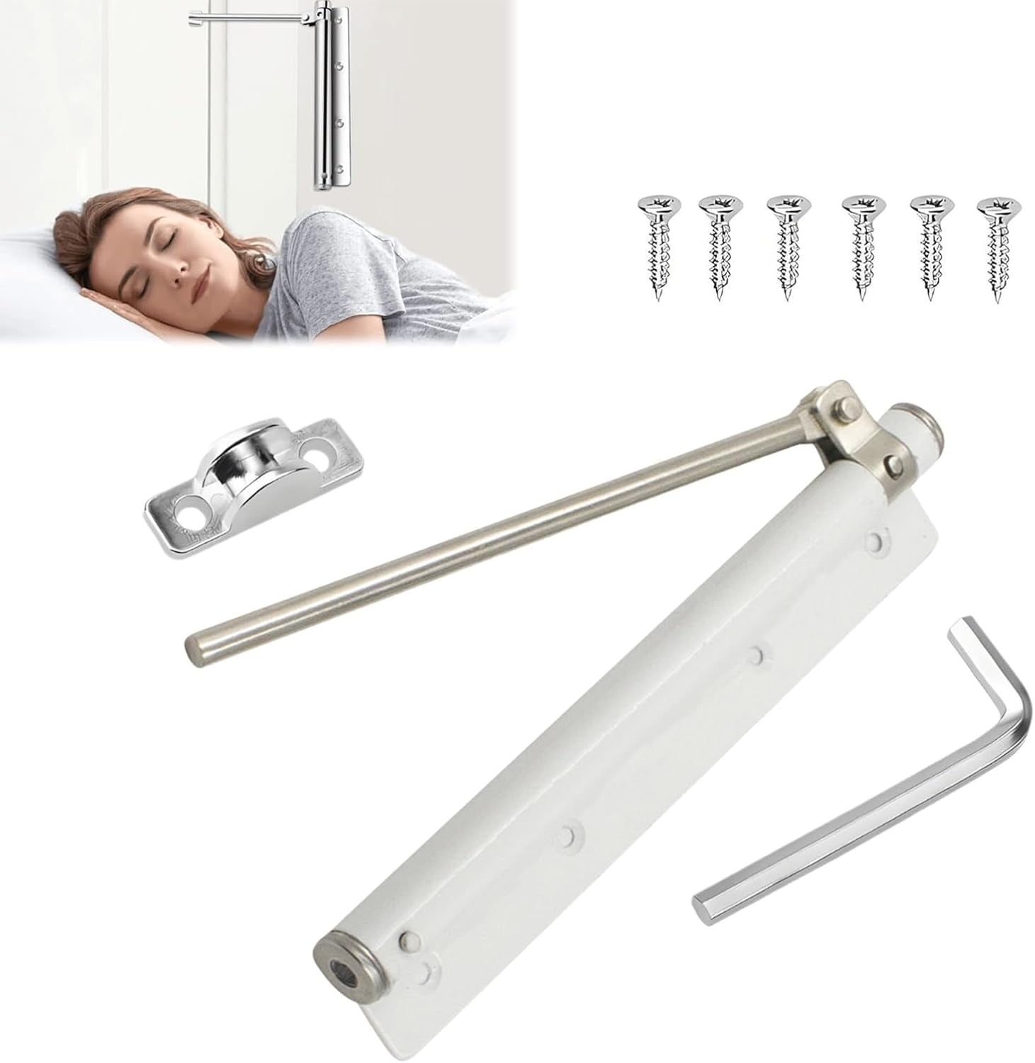 Automatic Door Self-Closing Hinge, Automatic Door Closer, Stainless ...