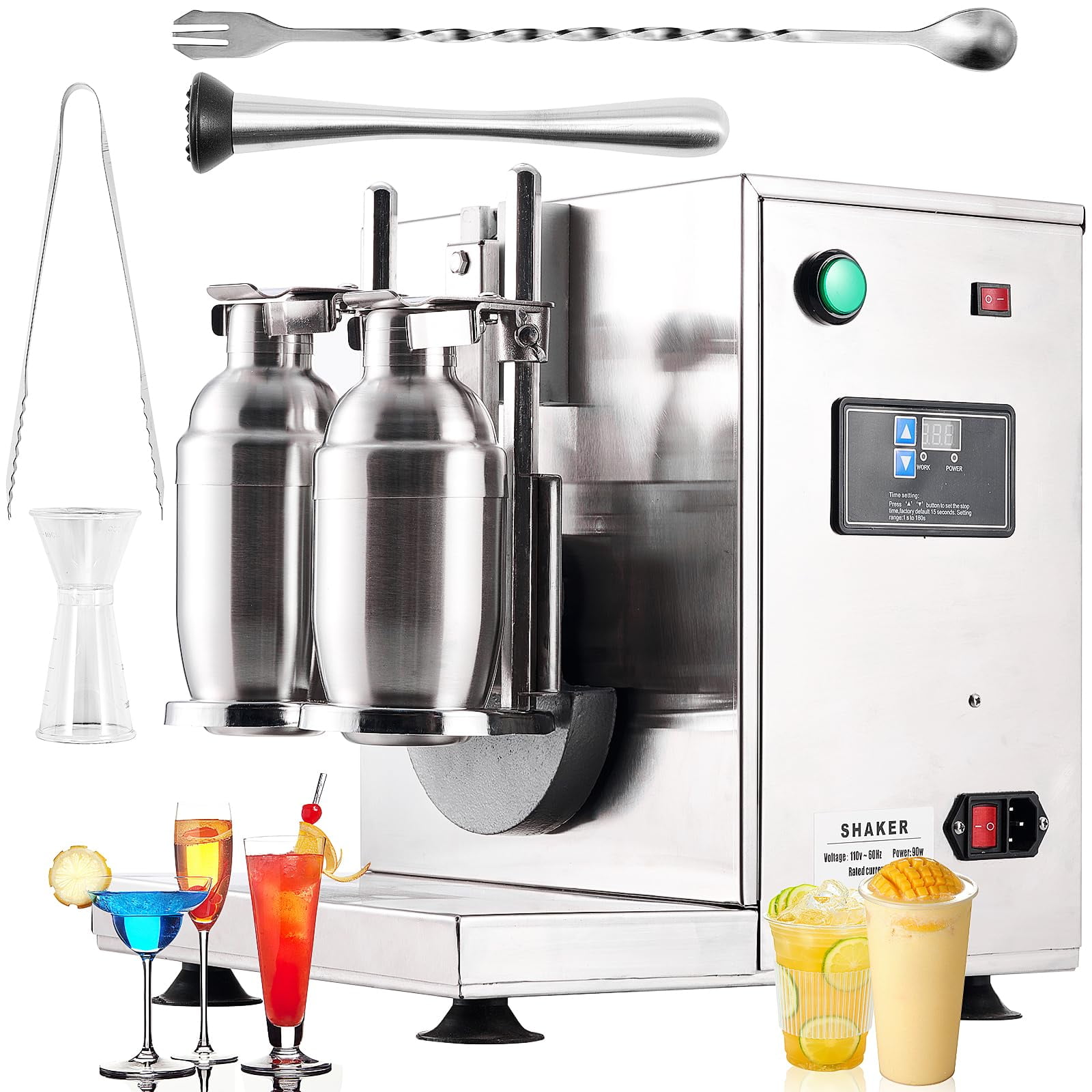 Automatic Double Frame Milk Tea Shaking Machine,Stainless Steel ...