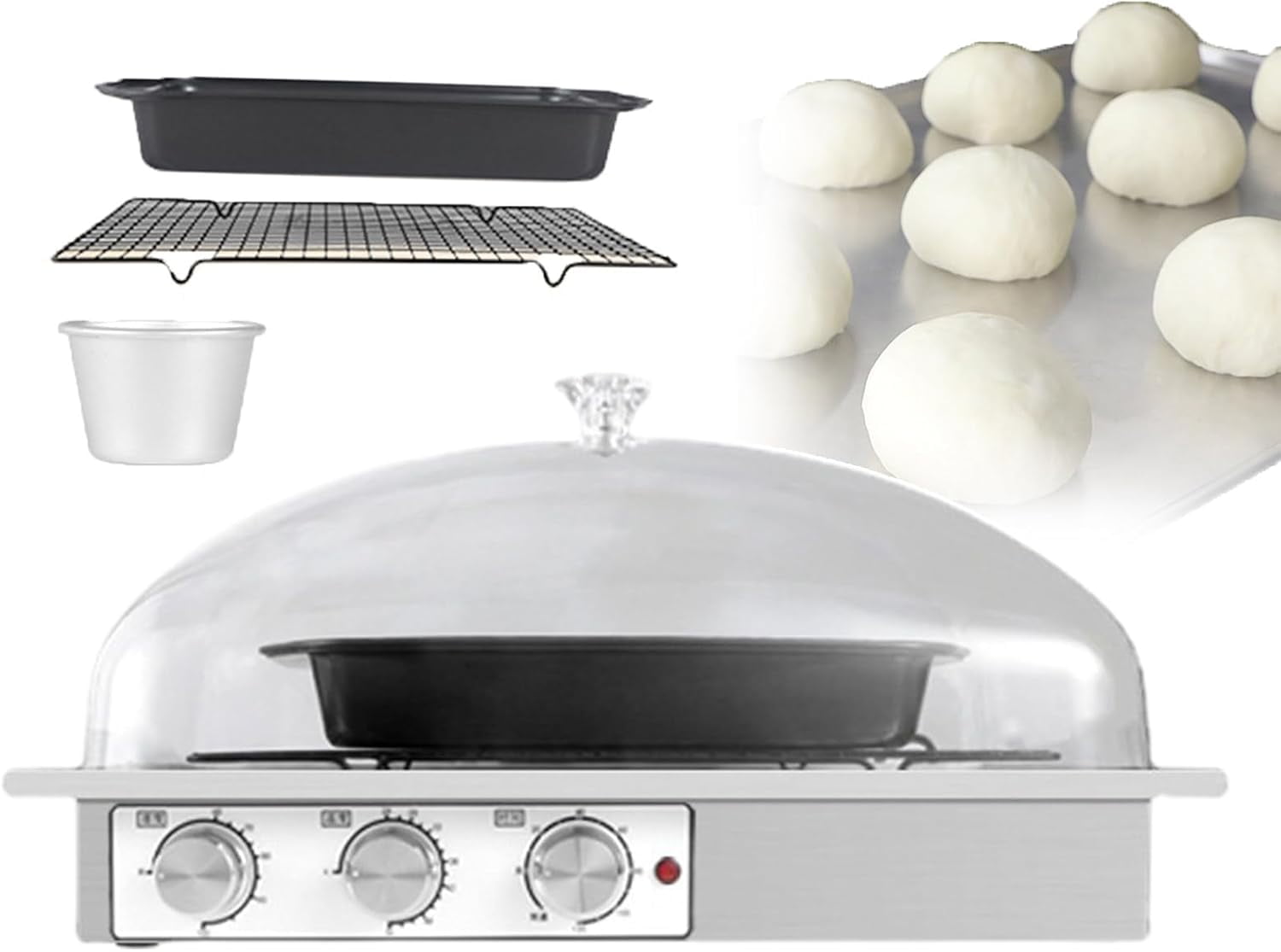 Automatic Dough Proofer for Commercial, Electric Bread Fermentation Box ...