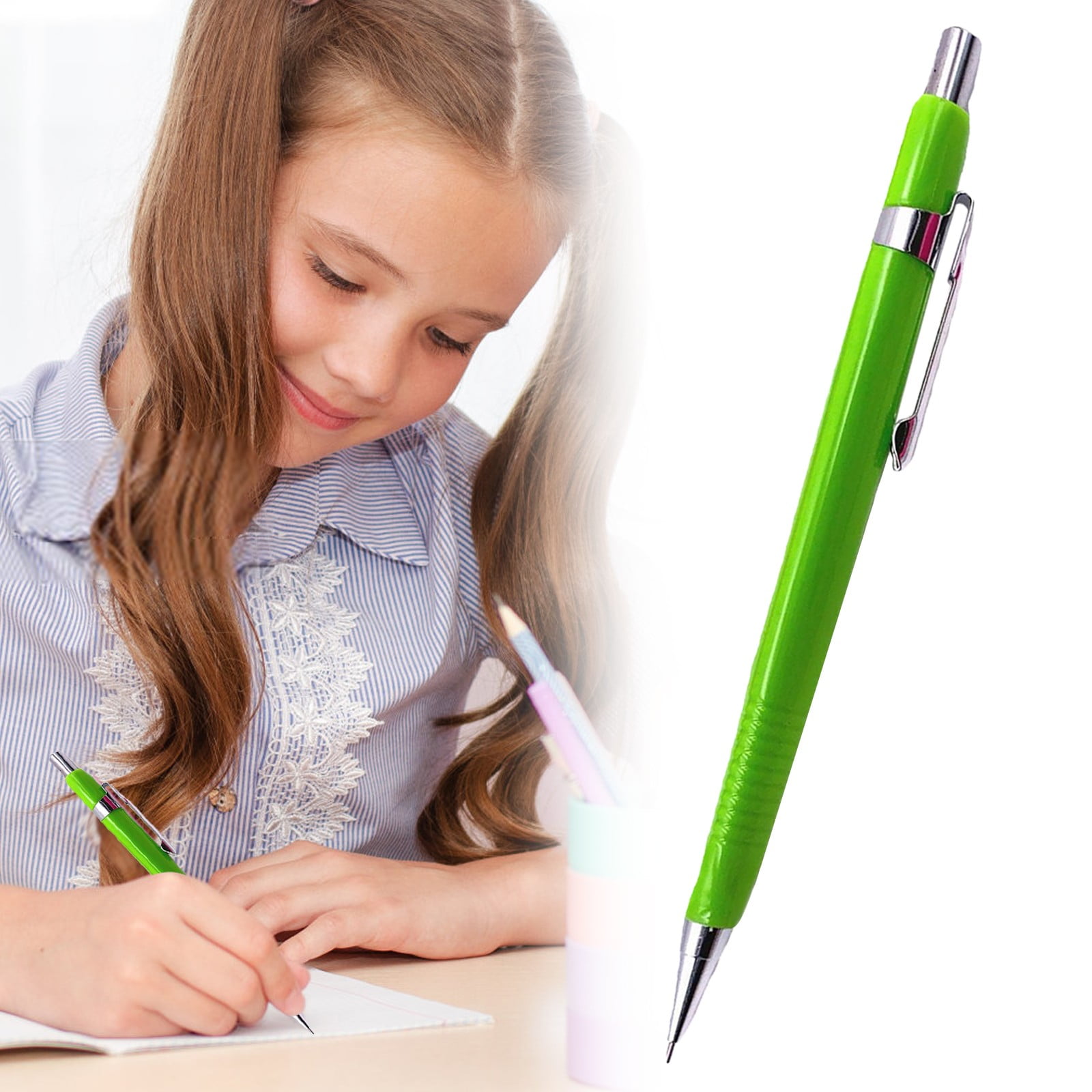 Automatic Drafting Pencil 4 Color Pack Of 1，Press The Drawing Automatic ...
