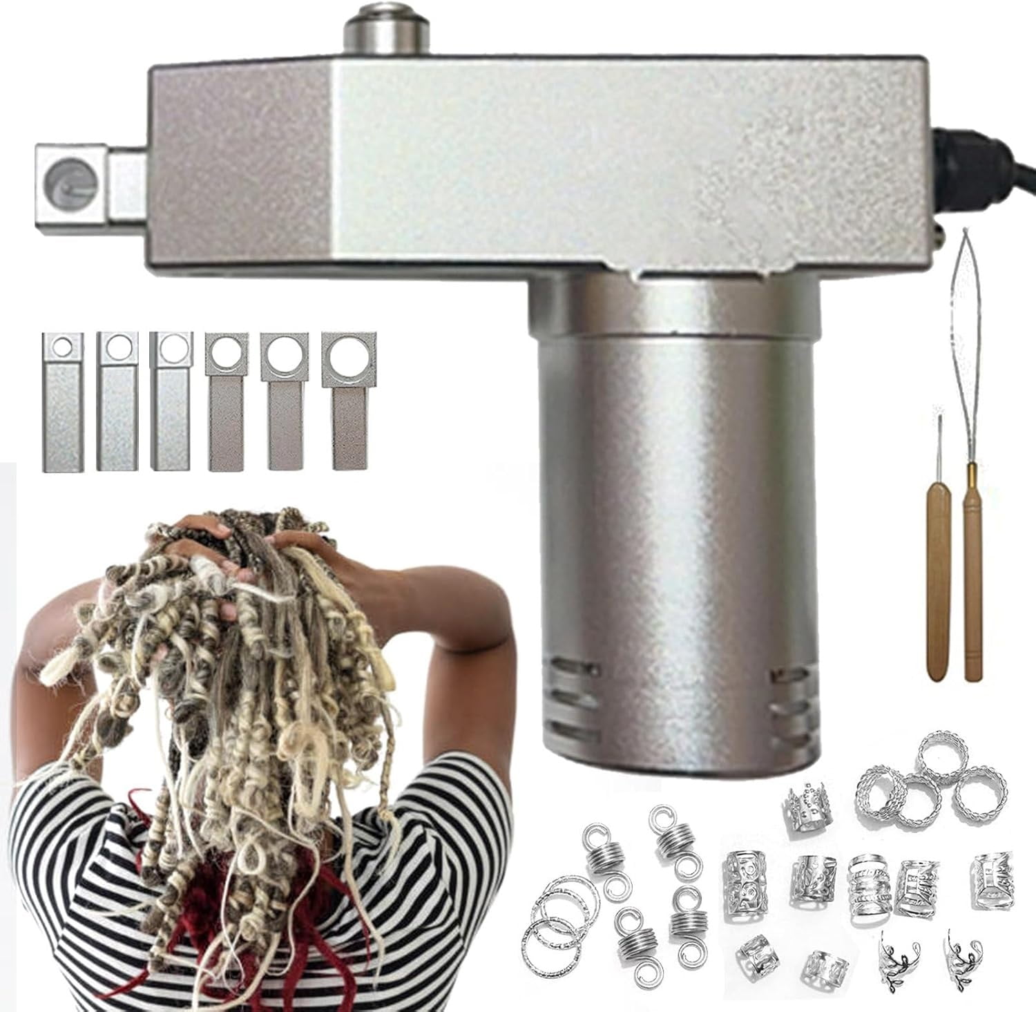 Automatic Dreadlocks Machine with 6 Braiding Head,Instant Dreadlock ...