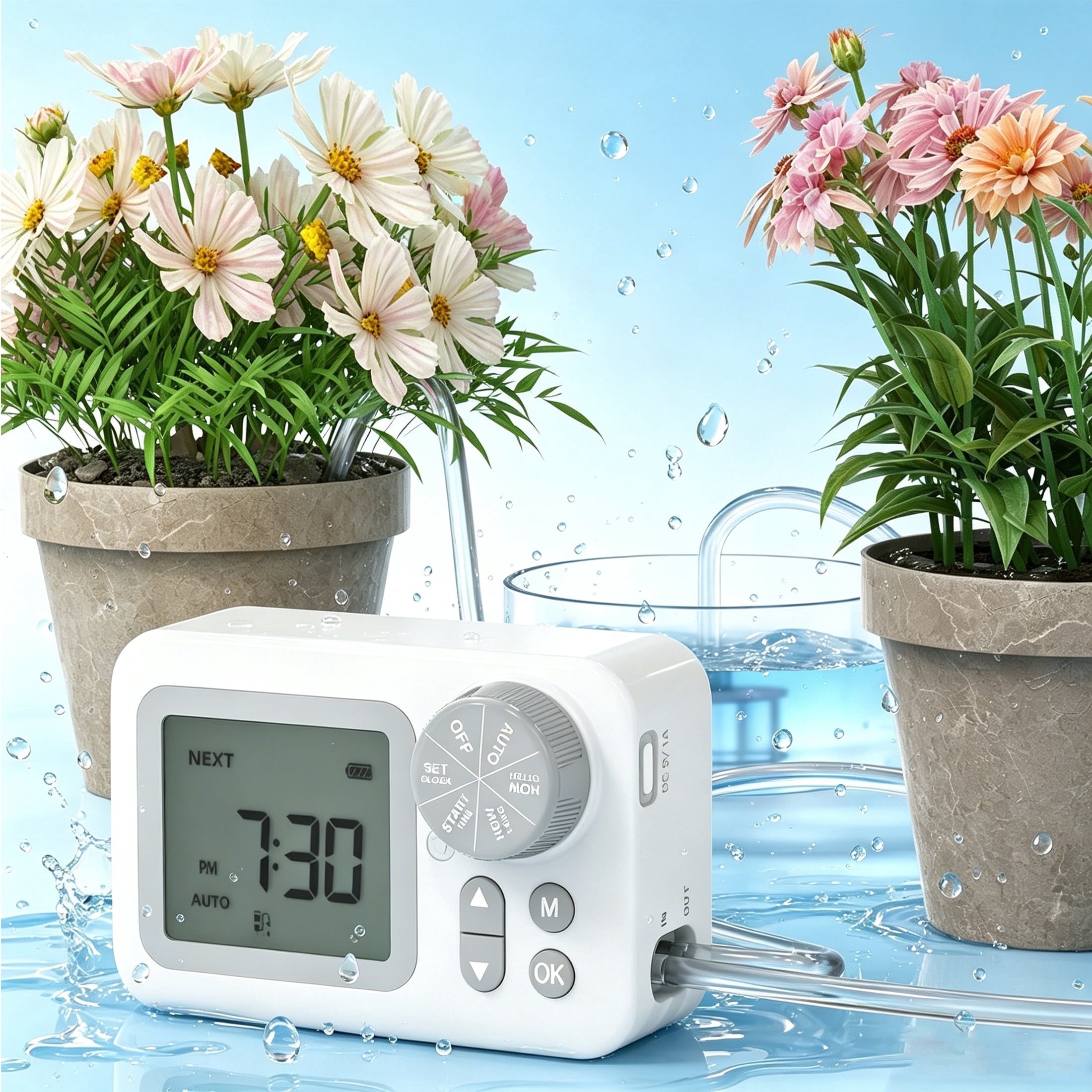 Automatic Drip Irrigation Kit for Gardens, Indoor Watering System for ...