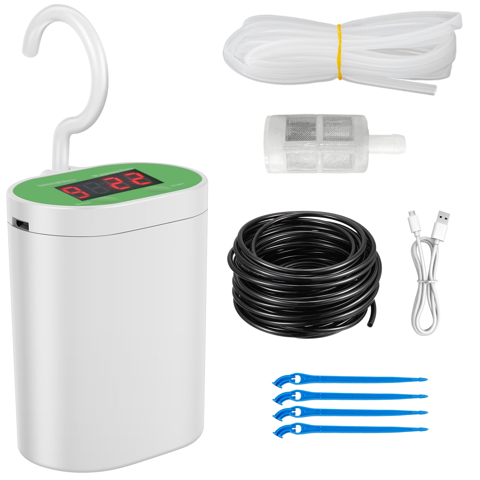 Automatic Drip Irrigation Kit with Timer IP67 Waterproof Auto Drip ...