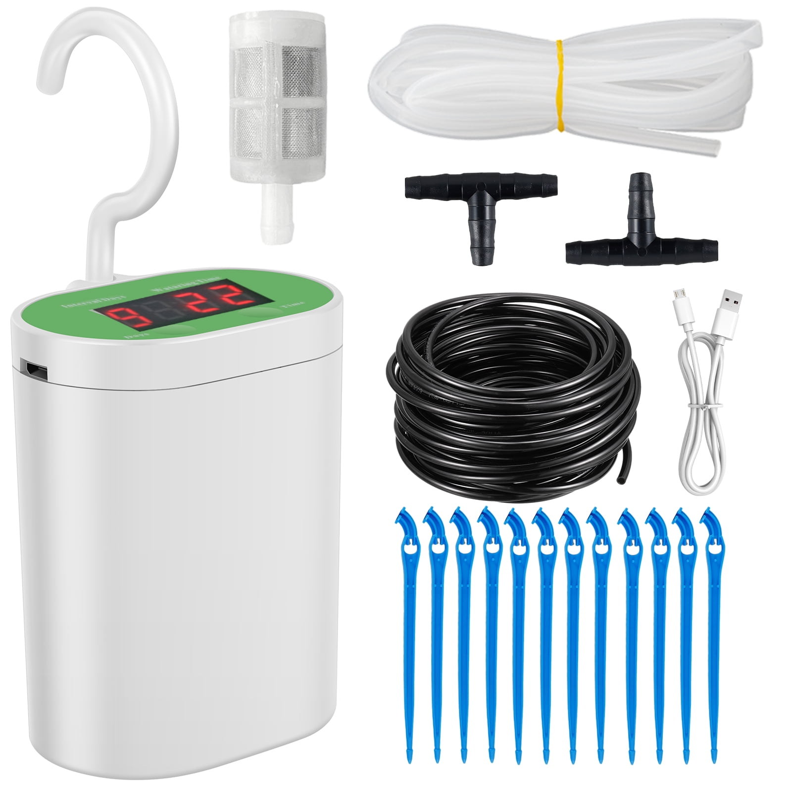 Automatic Drip Irrigation Kit with Timer IP67 Waterproof Auto Drip ...
