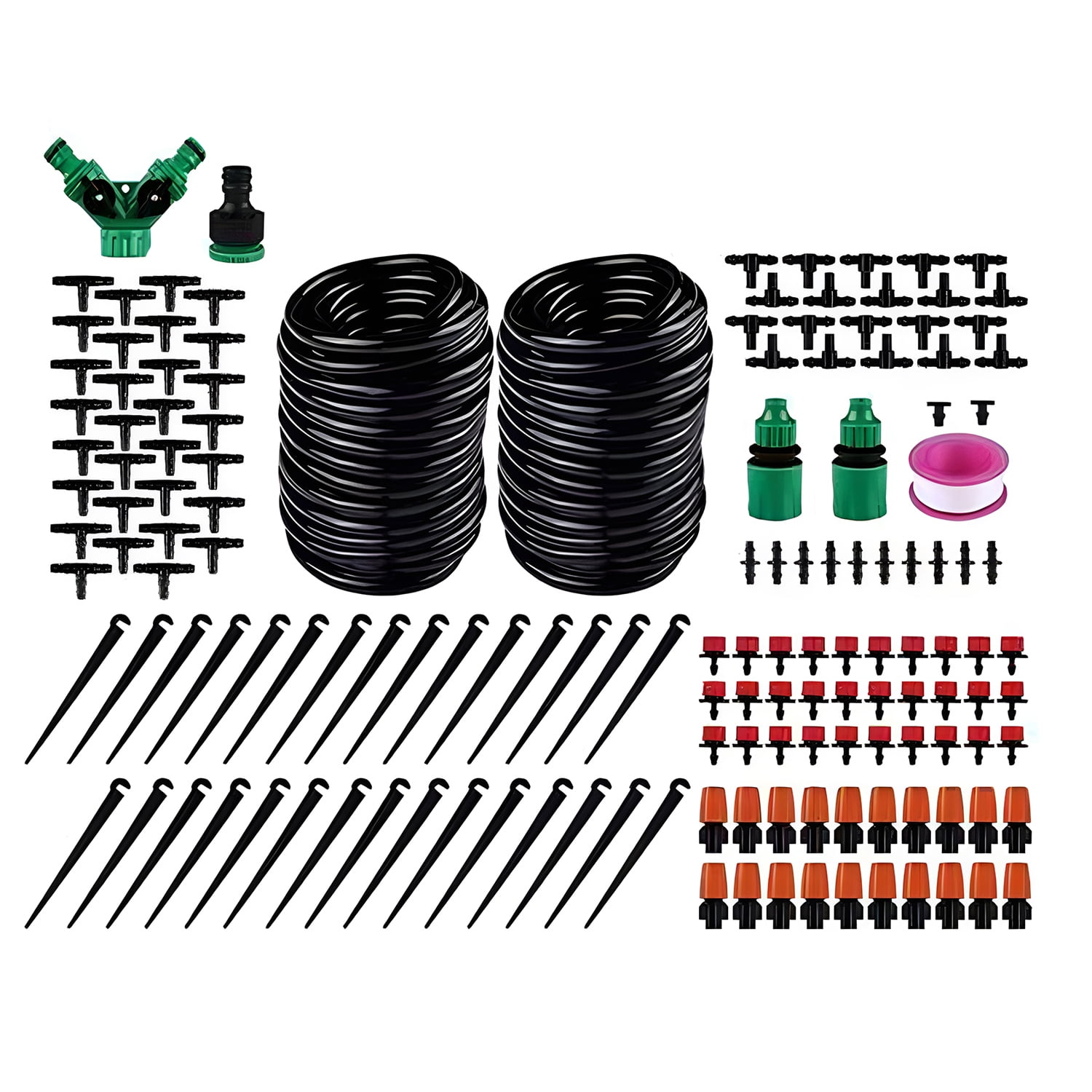 Automatic Drip Irrigation Kits for Garden 2x15m 4/7-inch Dispensing ...