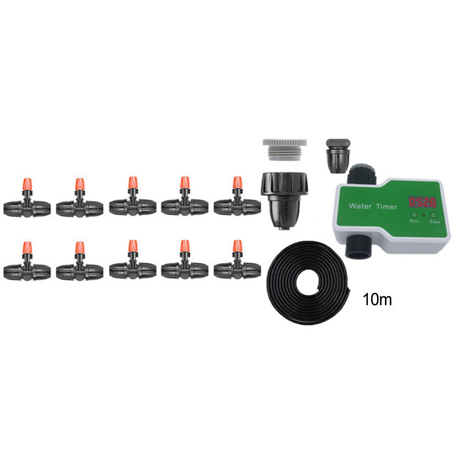Automatic Drip Irrigation System Kit Plant Water Timer Watering Garden ...