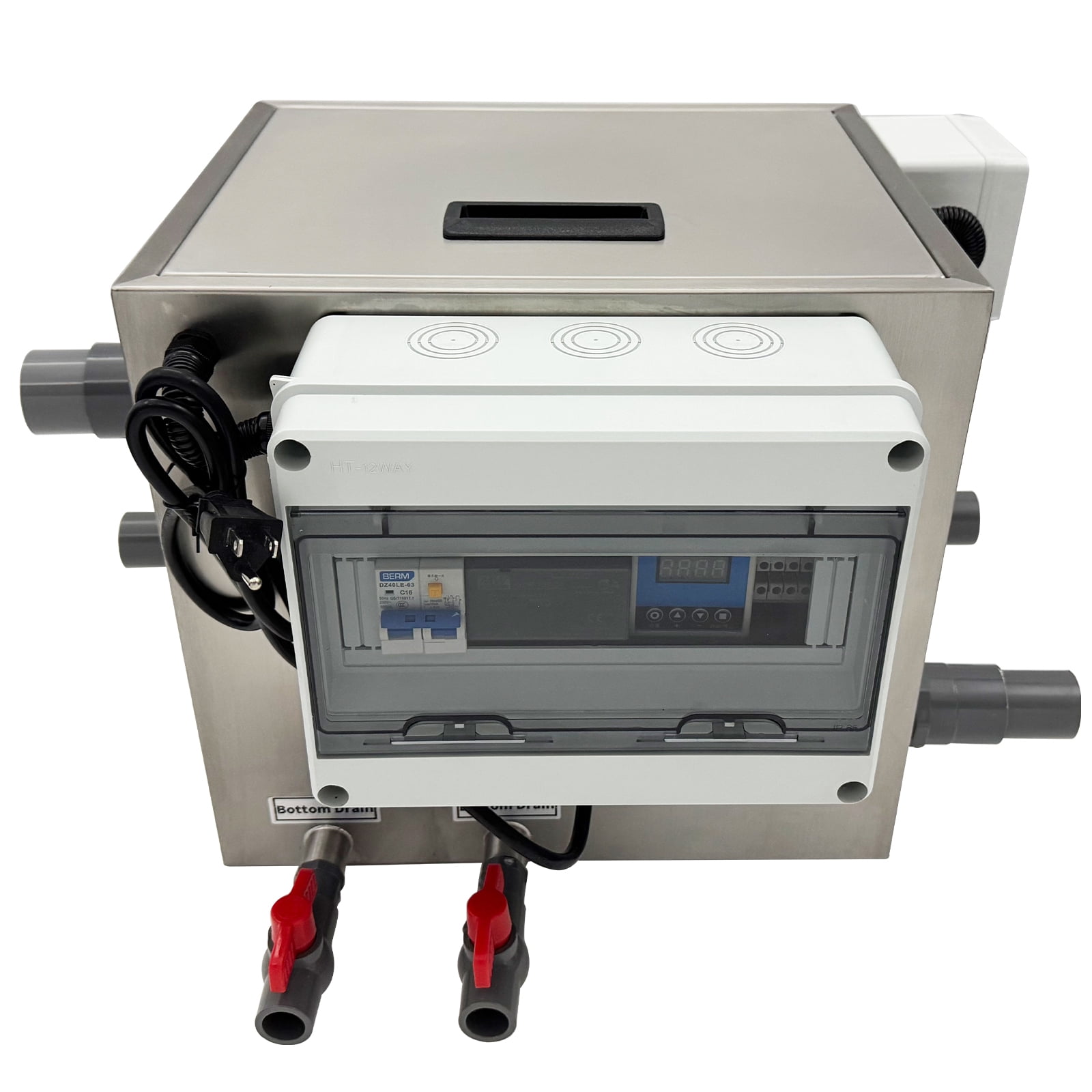 Automatic Drum Filter Aquarium Pond Fish Excrement Filtration System ...