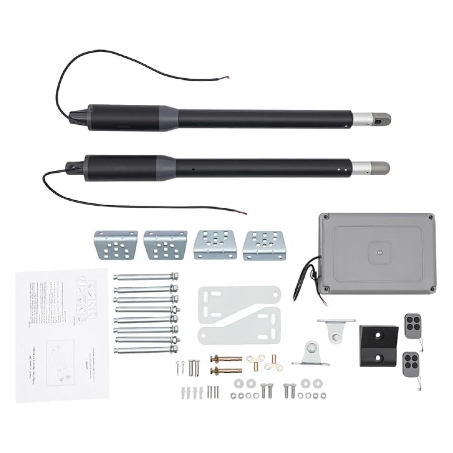 Automatic Dual Gate Opener Kit, Heavy Duty Electric Gate Opener for ...