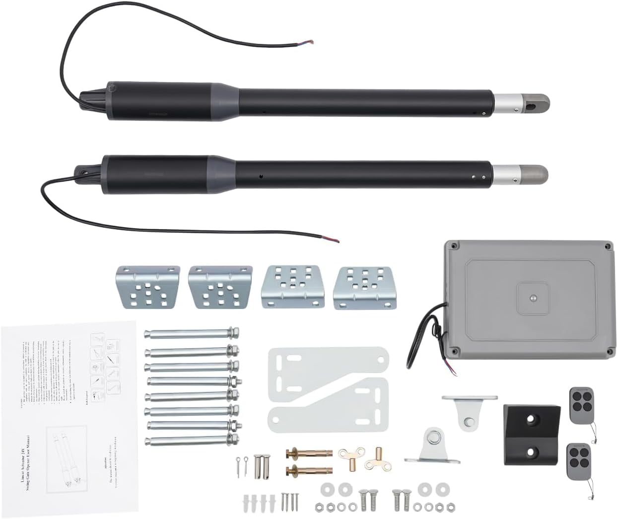 Automatic Dual Swing Gate Opener Kit 200rpm Electric Gate Openers for ...