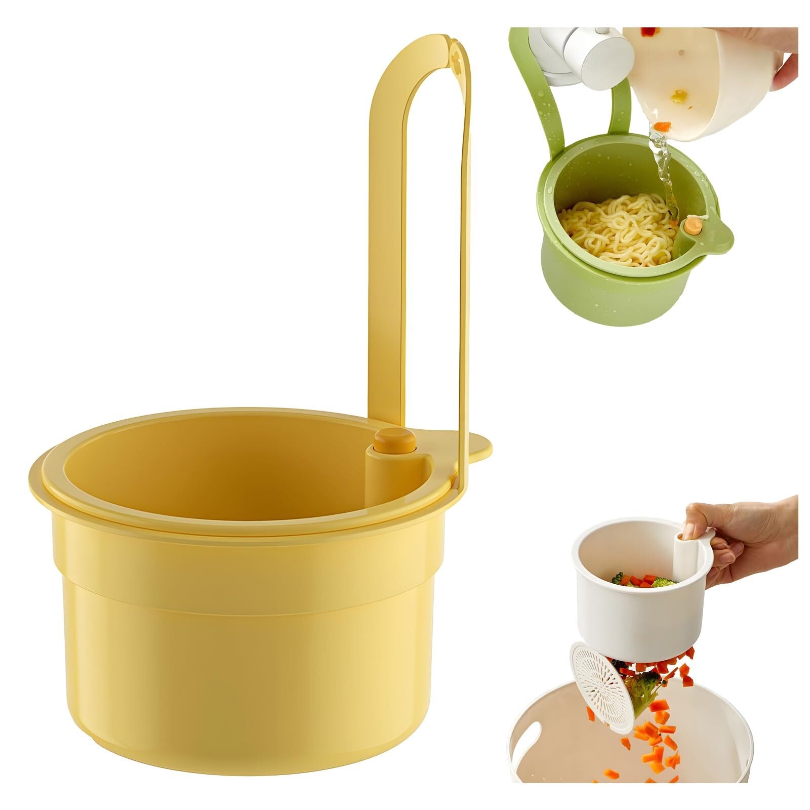 Automatic Dumping Sink Strainer Basket, Upgrade Sink Strainer Basket ...