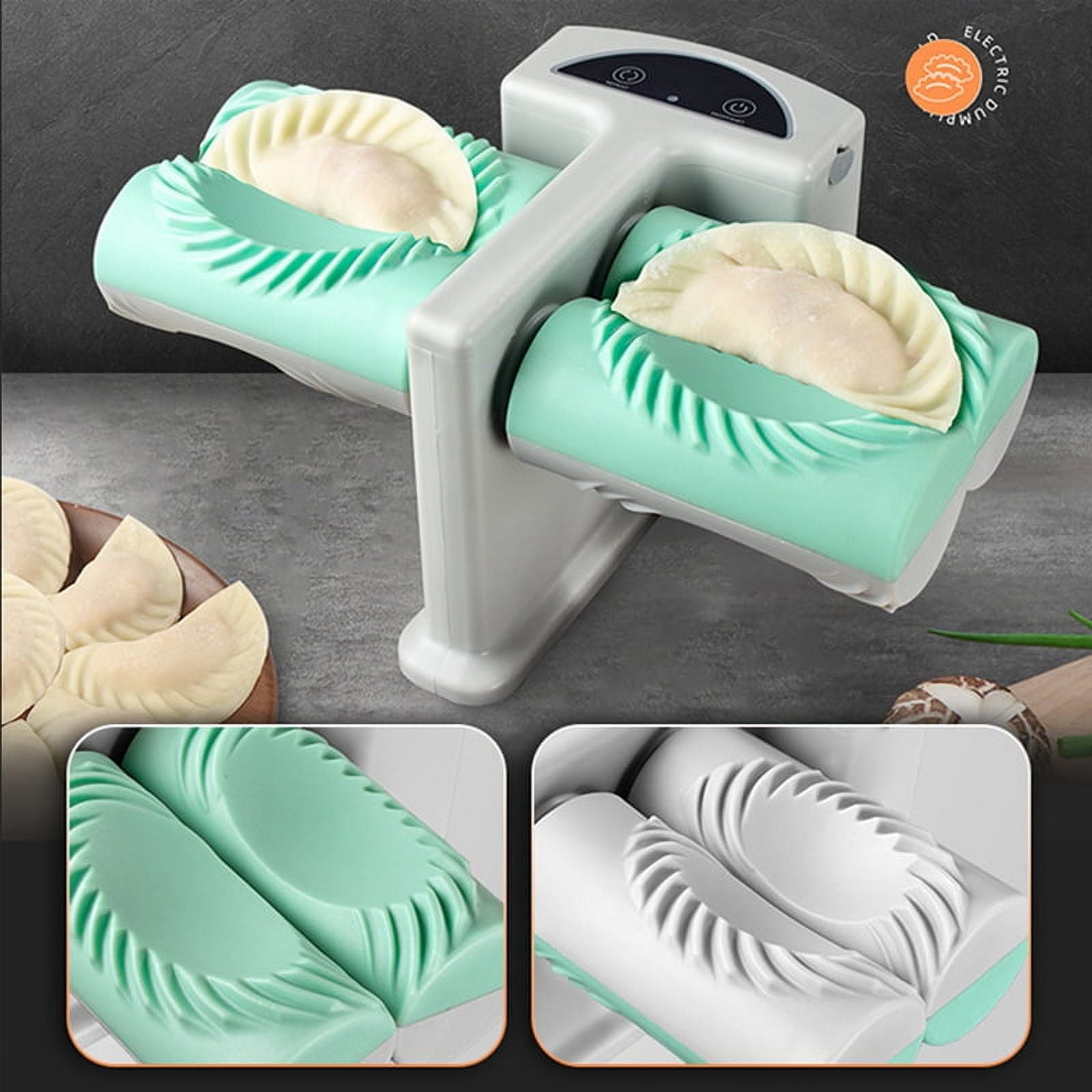 Automatic Dumpling Mold Double Head Electric Dumplings Machine Home ...