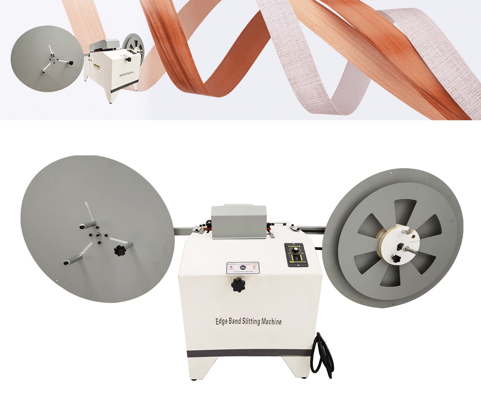 Automatic Edge Banding Slitting Machine Dust-free Cutting Edge Banding ...