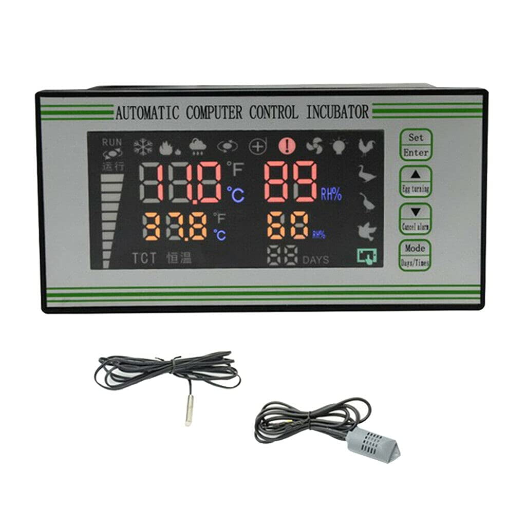 Automatic Egg Incubator Controller Temperature Humidity Thermostat