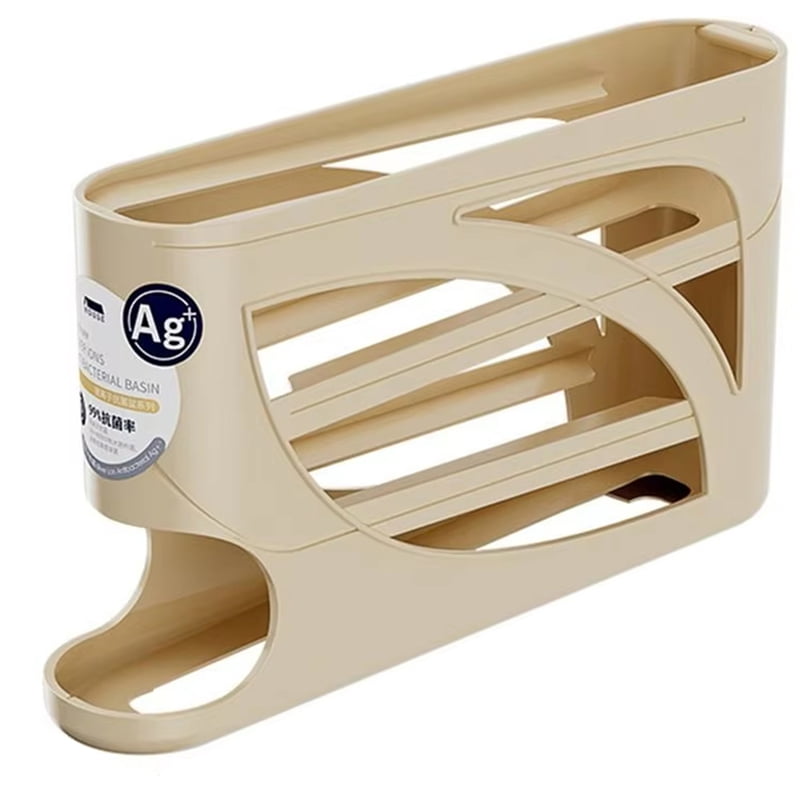 Automatic Egg Roller Rack,4-Tier Large Capacity Refrigerator Storage ...