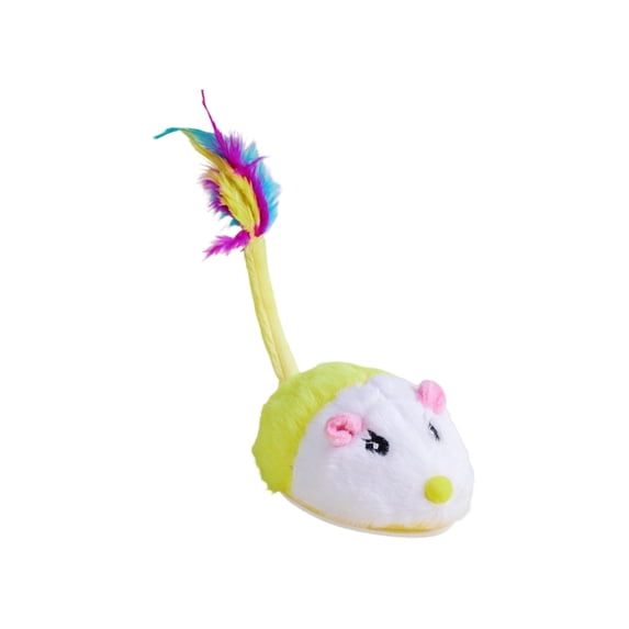 Automatic Electric Cats Toy Mouse - Self-Entertaining Plush Interactive ...