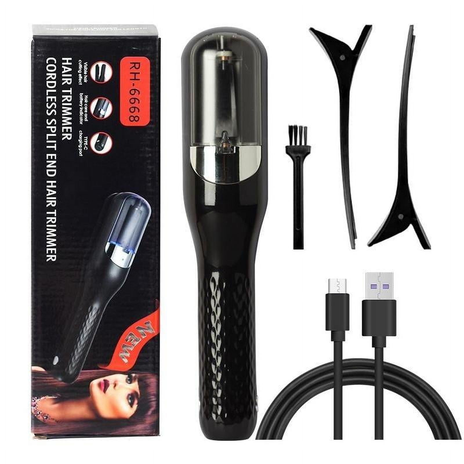 Automatic Electric Hair Clipper: Type C Rechargeable Split End Trimmer ...
