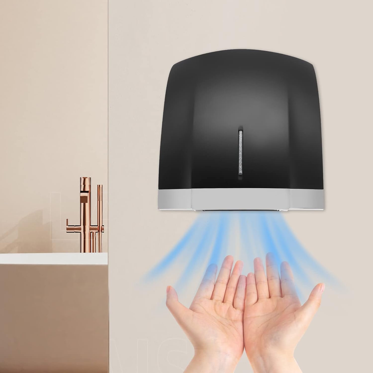 Automatic Electric Hand Dryer, High Speed Hand Air Dryer for Commercial ...