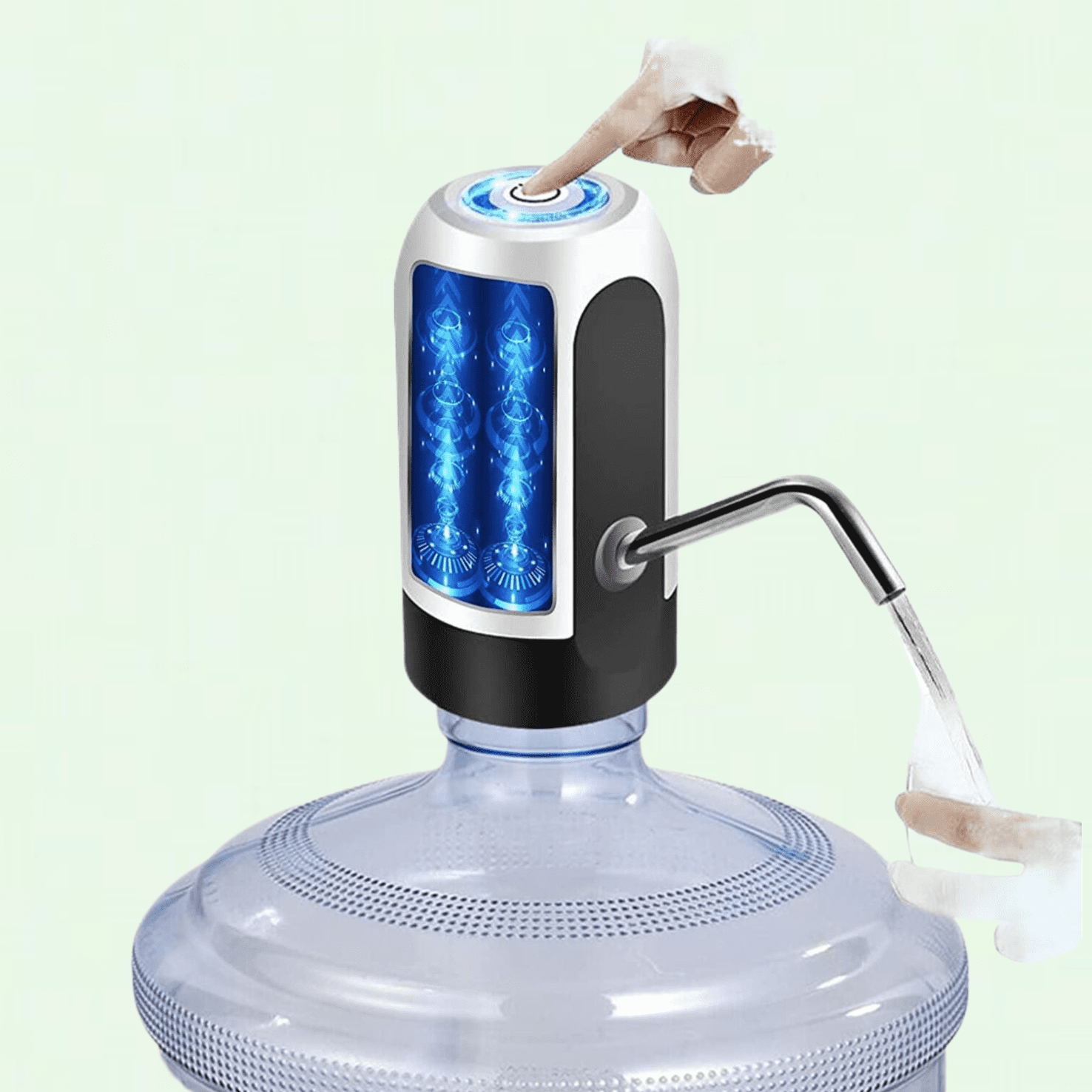 Automatic Electric Water Dispenser, USB Charging, for 5 Gallon Bottle ...