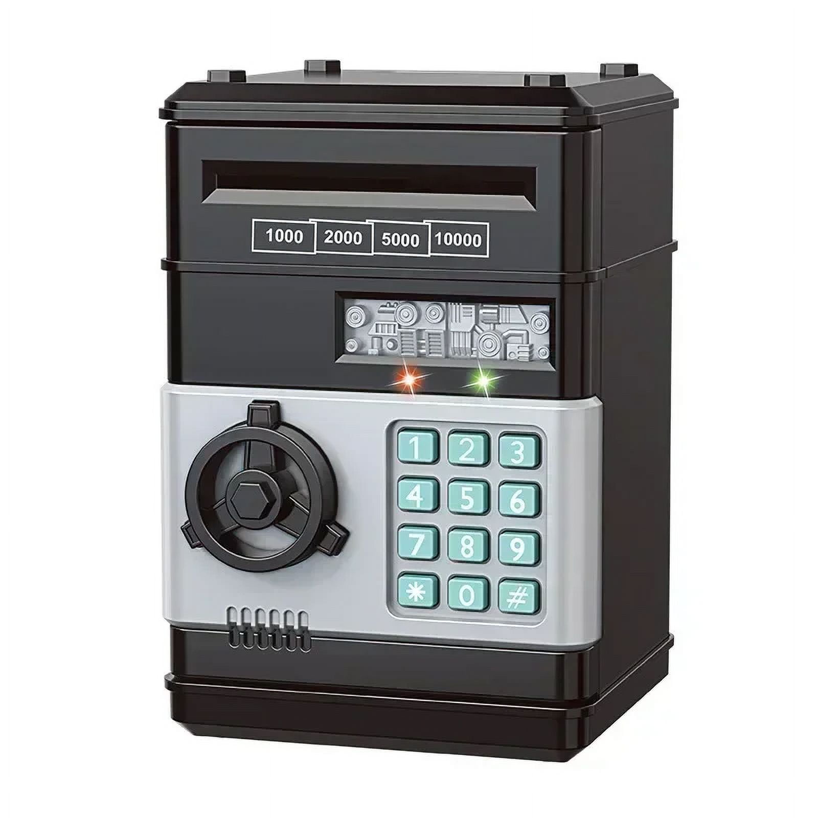 Automatic Electronic Piggy Bank Mini Safe Coin Cash Saving Box Password ...