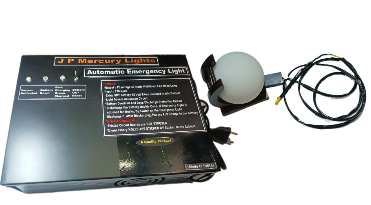 Automatic Emergency Lamp Rechargeable Emergency Light 40 Watts ...