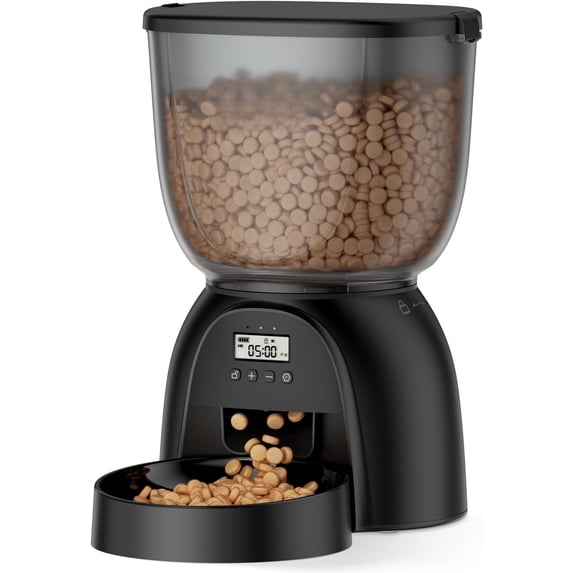 Automatic Feeder, 5L/21 Cup Timed Dry Dispenser, Automatic Pet Feeders ...