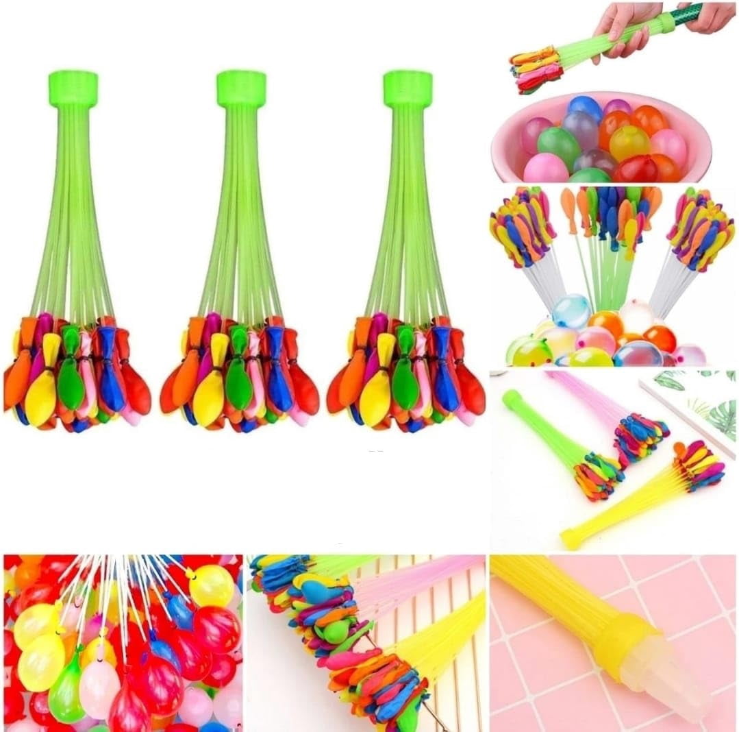 Automatic Fill And Tie Magic Water Balloons For Holi - Multicolor (Pack ...