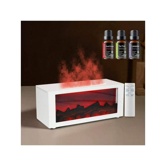 & Automatic Fireplace Essential Oil Diffuser 300ml With Auto Shut-Off ...