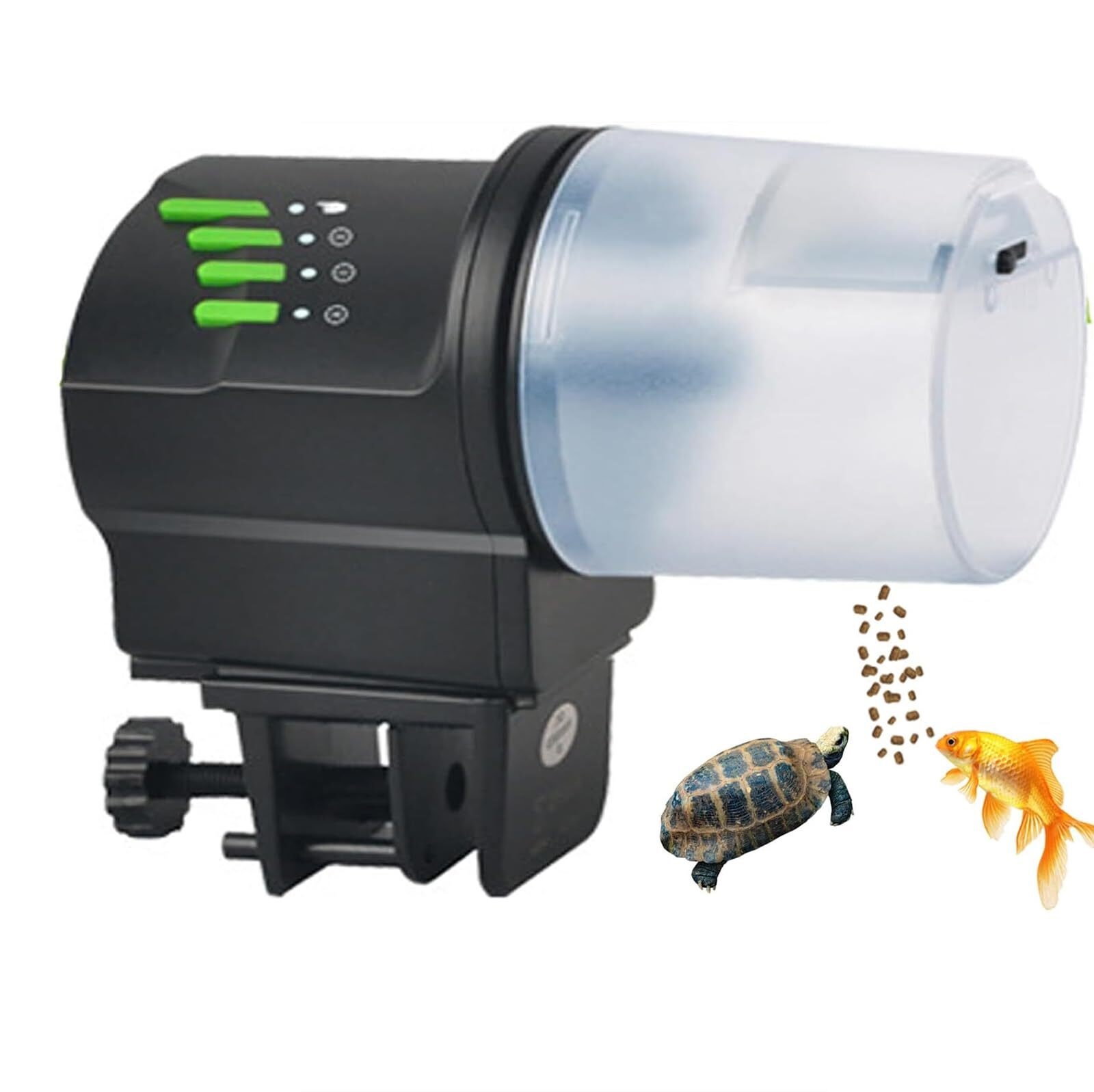 Automatic Fish Feede,Adjustable Timer, Aquariums - Battery Powered ...