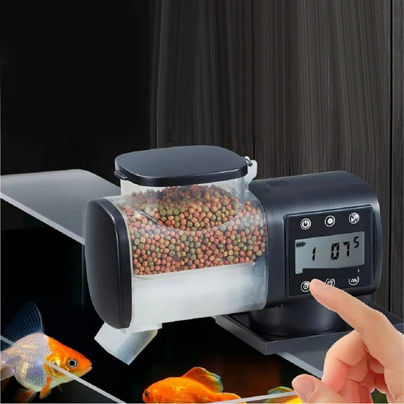 Automatic Fish Feeder 500mI Large Capacity Intelligent Timing ...