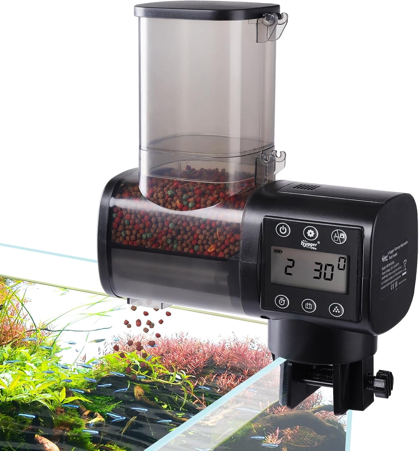 Automatic Fish Feeder for Aquarium: Auto Fish Food Dispenser with Timer ...